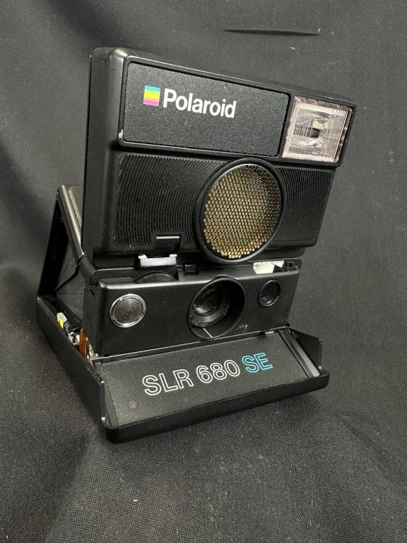 1980s Polaroid Slr 680 Se Vintage Camera Auction