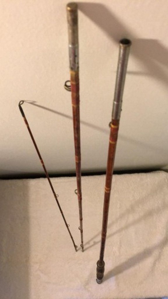Antique Split Bamboo 3 Piece Fly Rod