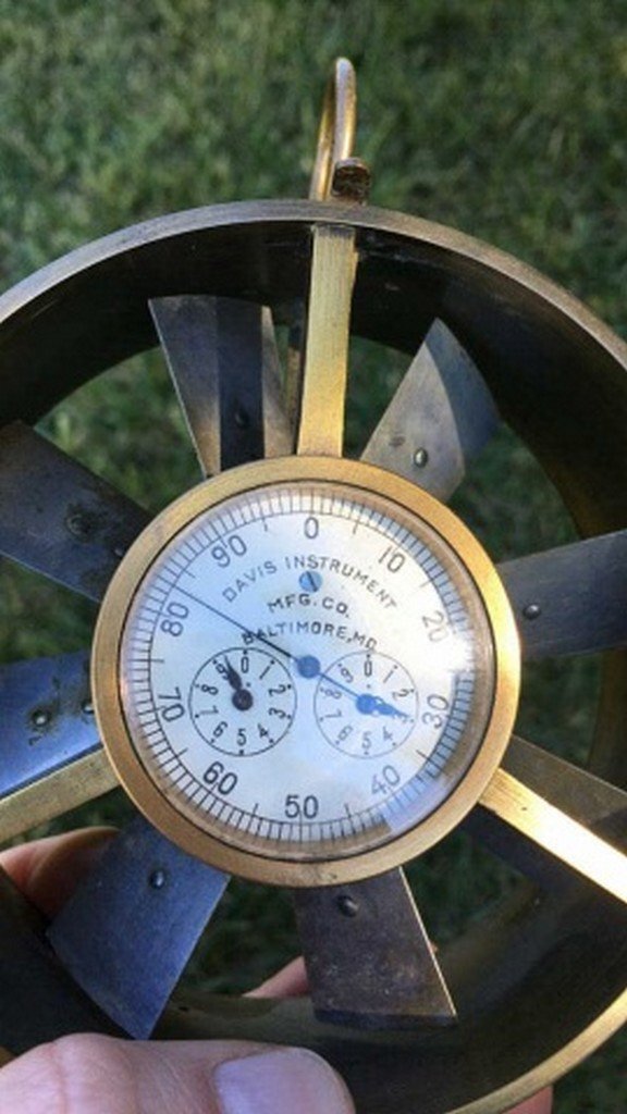 Antique/vintage "davis" Anemometer
