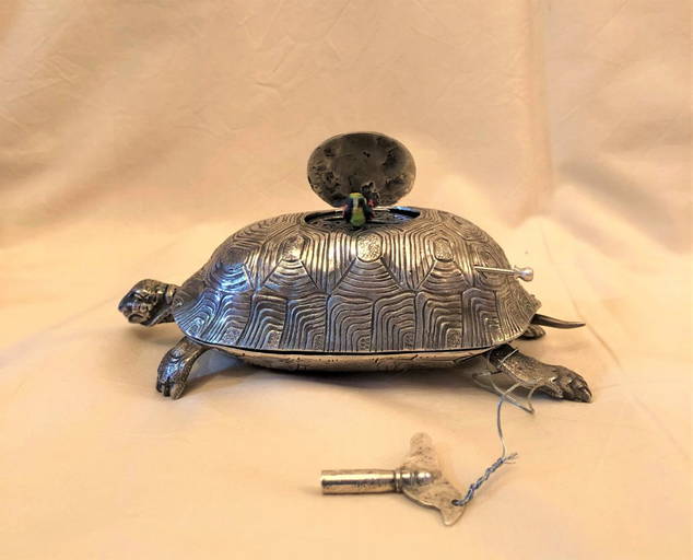Sterling Silver Turtle Shaped Singing Bird Box Automato - Jul 06, 2018 ...