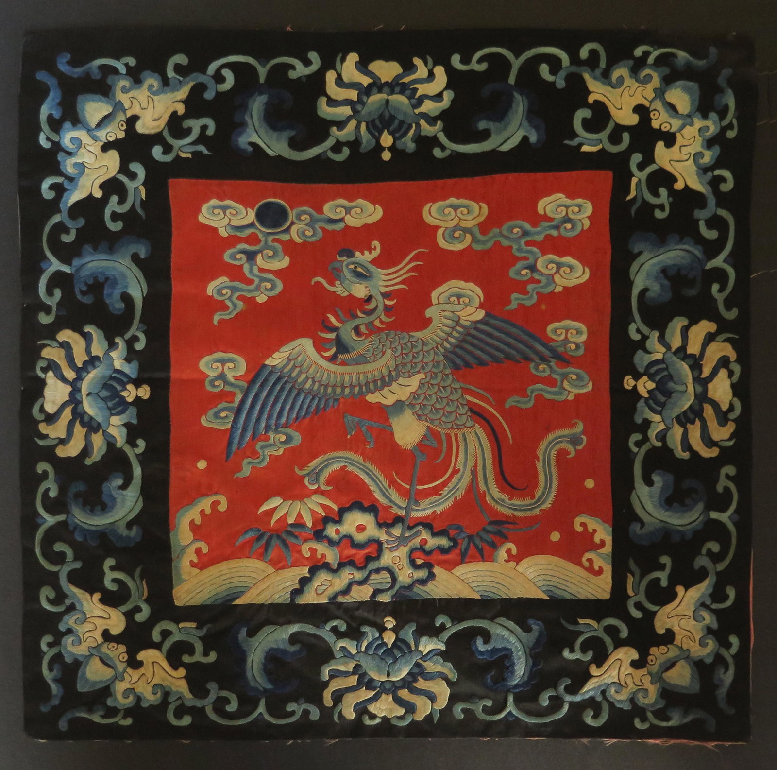 18th C. Embroidered Silk Panel Depicting A Phoenix - Nov 24, 2019 ...