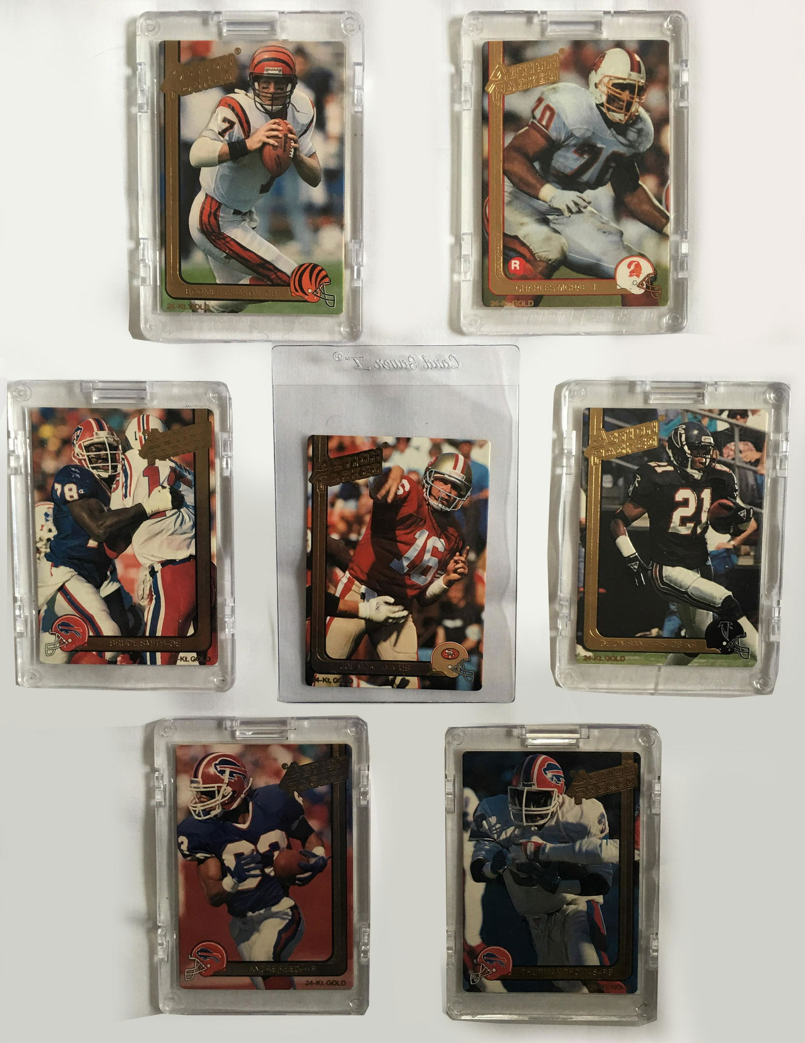 Set of Seven Action Packed 24k Football Cards - May 03, 2020 | Madison ...