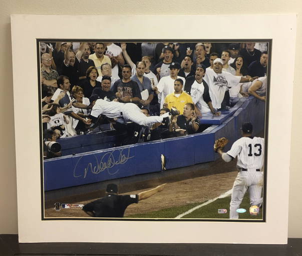 Derek Jeter 'the Dive" 16 X 20 Autographed Photo