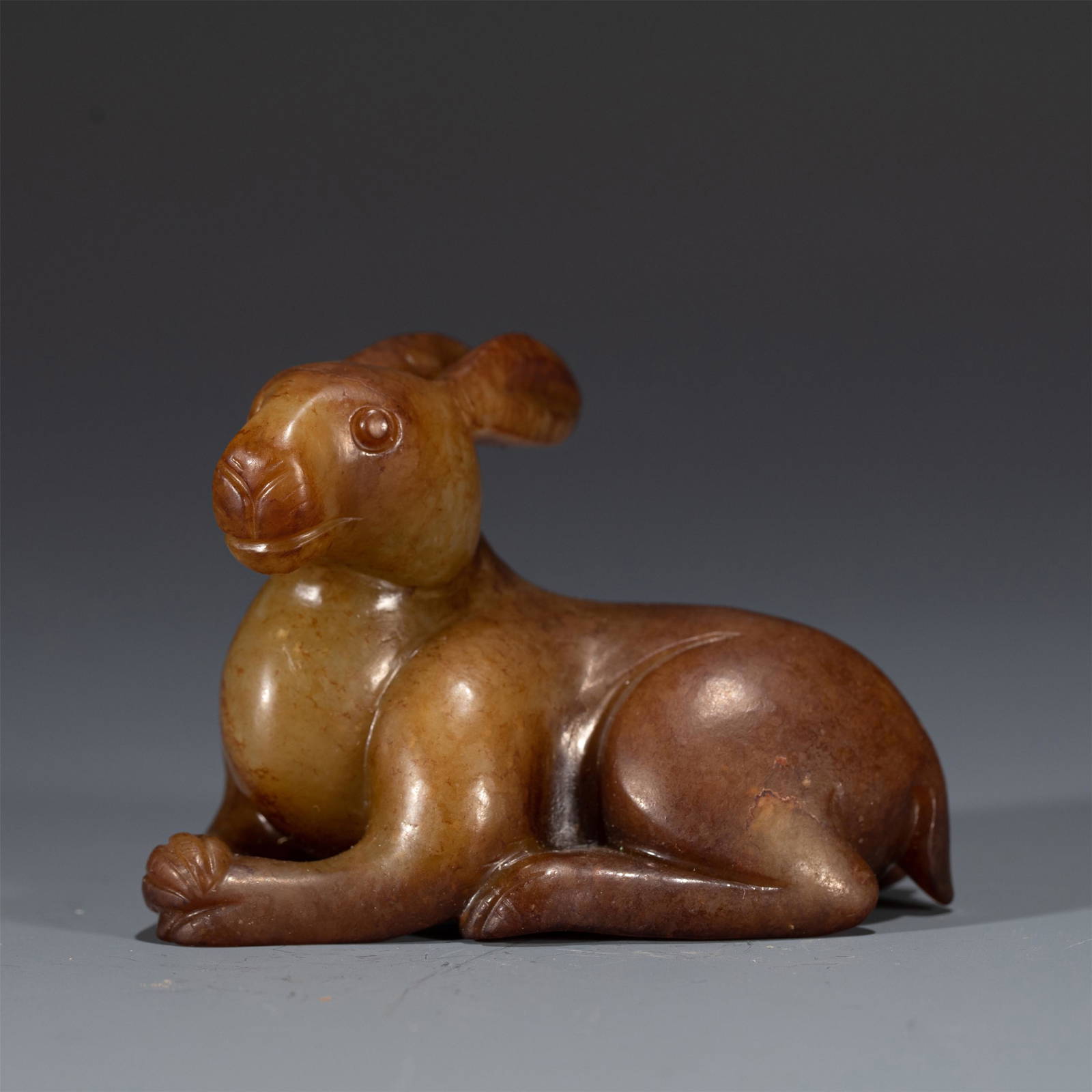 A Chinese Jade Rabbit Carving Auction