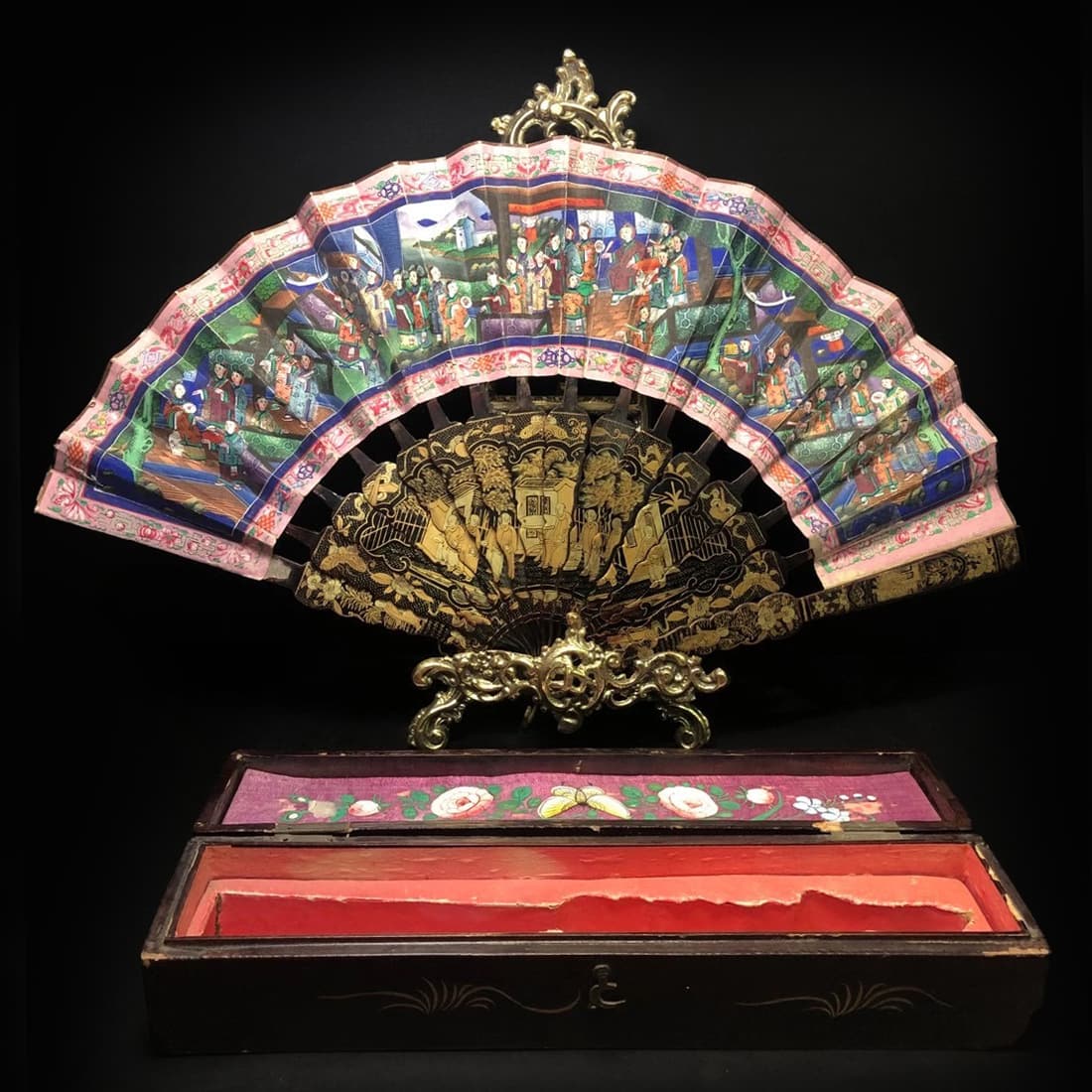 Antique & Vintage Hand Fans for Sale in Online Auctions