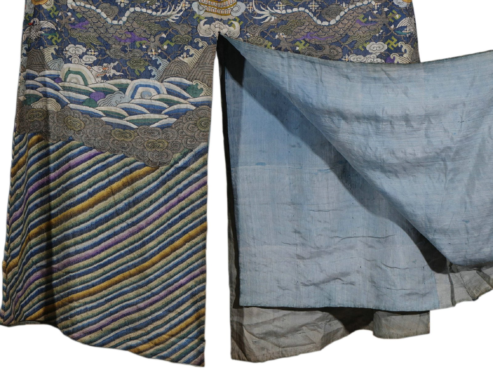 A Very Rare Chinese Imperial Dragon Robe Auction