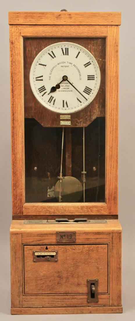 Gledhill-Brook Time Recorder Clock