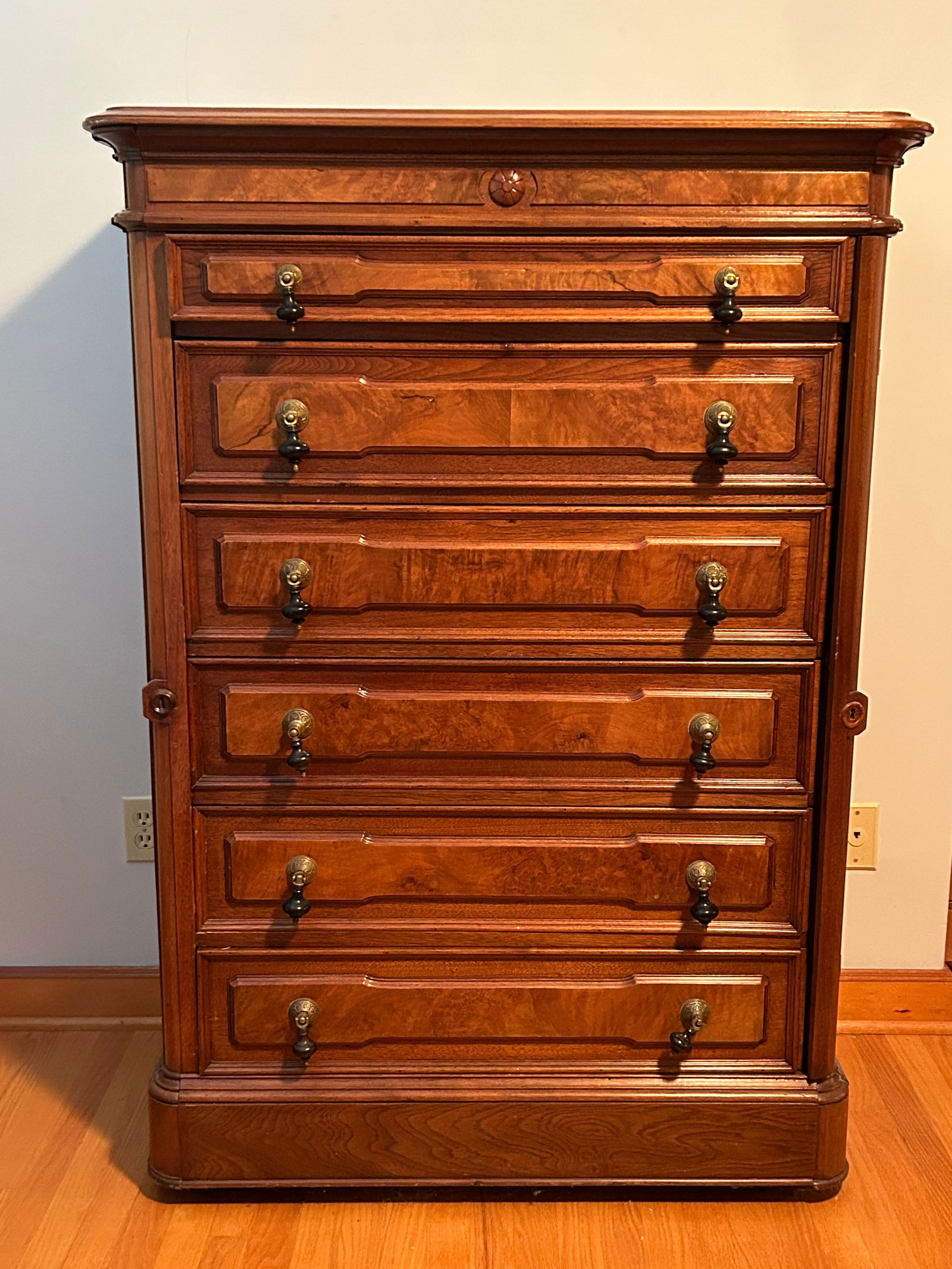 Victorian Eastlake Lockside Chest W Original Hardware Auction