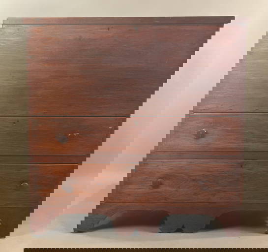 Early Two Drawer Lift Top Blanket Chest