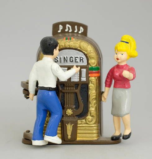Singer Juke Box Mechanical Bank