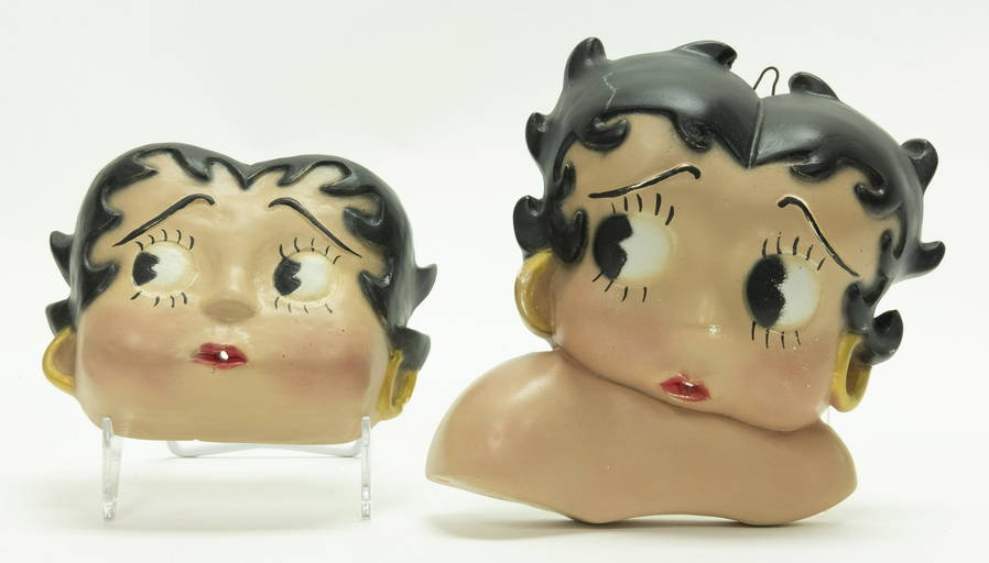 Two Betty Boop String Holders