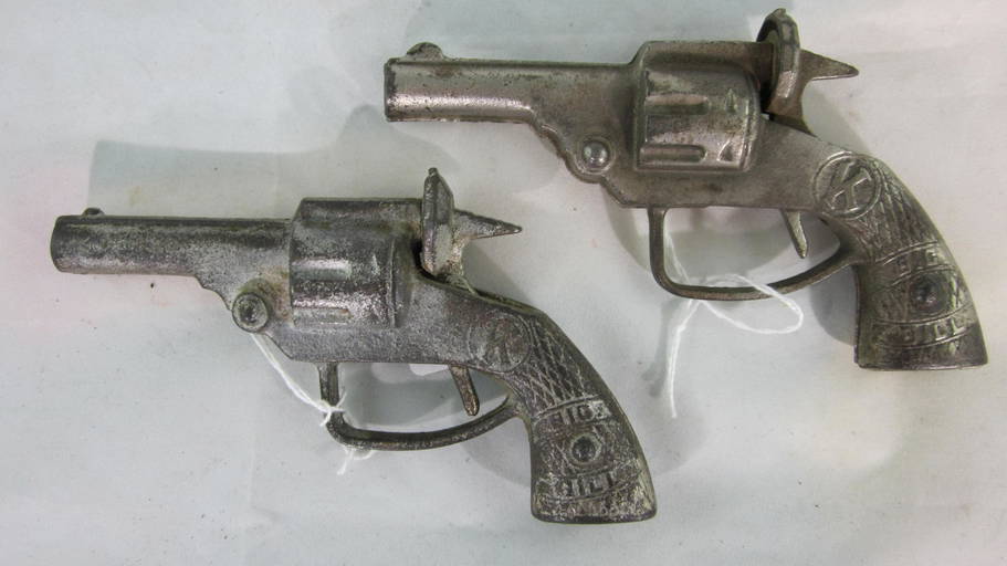 Two Kilgore "big Bill" Single Shot Cap Guns.