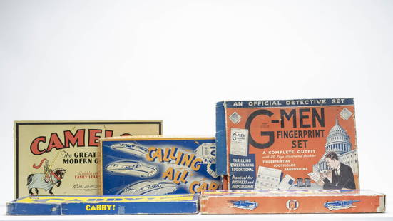 1938 Cabby Board Game