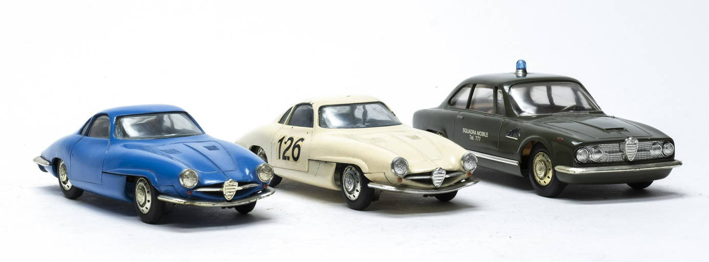 Three Togi Alfa Romeo Cars