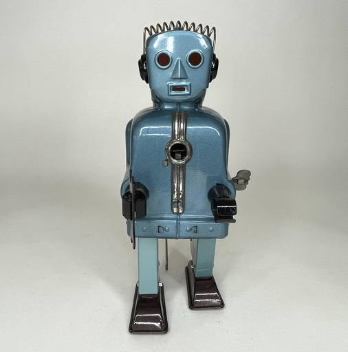 Blue/Green Sparking Wind-Up Robot - Dec 10, 2021 | Cyber Toy Auctions in PA