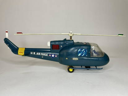 Battery Operated Marx Us Air Force Helicopter
