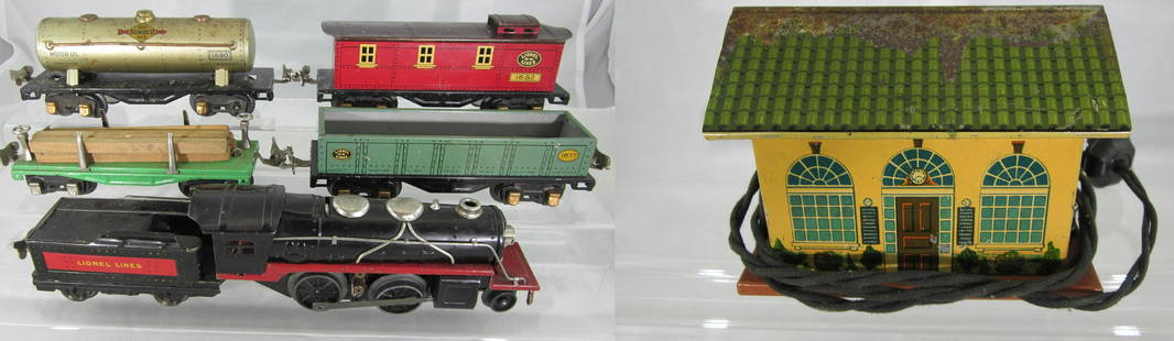 Lionel Pre War O Gauge Tin Plate No. 249 Freight Train