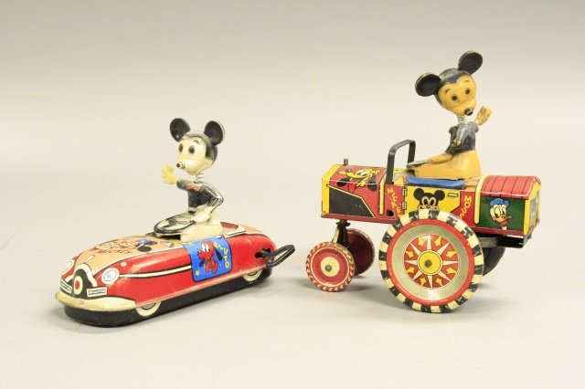Two Mickey Mouse Cars