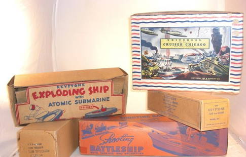 Schoenhut Exploding Battleship