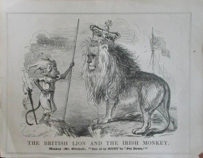 The British Lion & Irish Monkey - Punch Engraving - Aug 01, 2020 ...