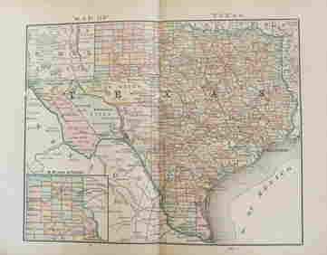 Map of Texas, 1899 - Jan 24, 2016 | Last Chance in NY