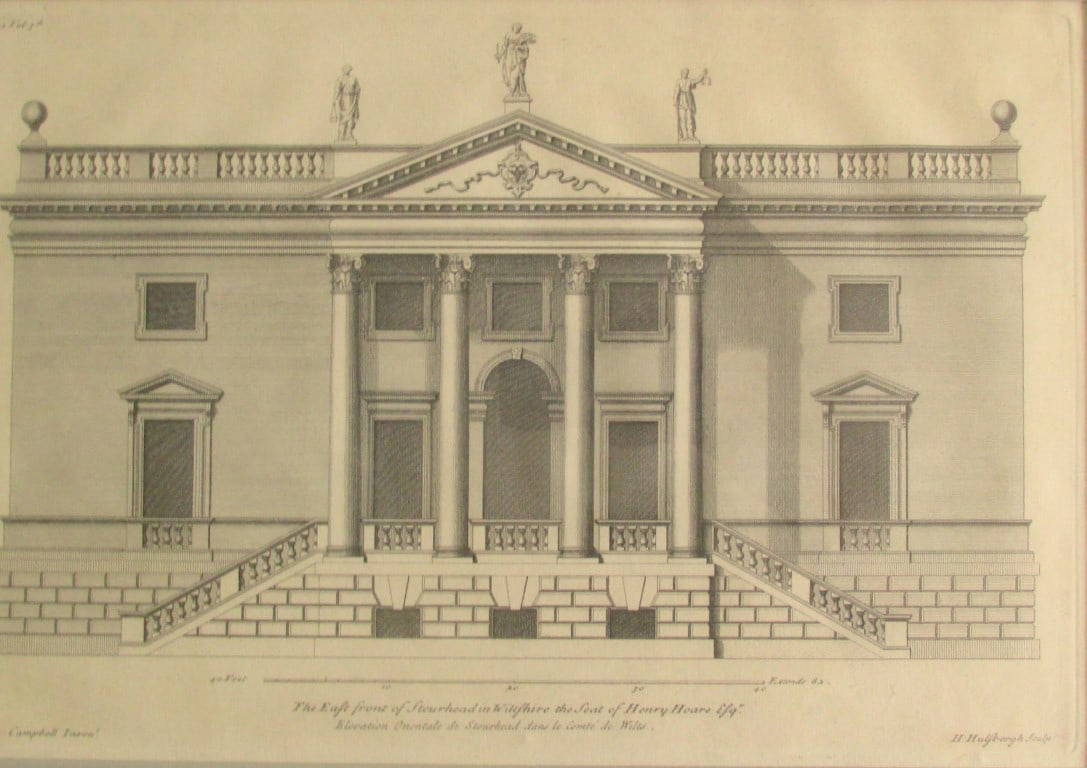 East Front Of Stourhead - Henry Hoare Esq Auction