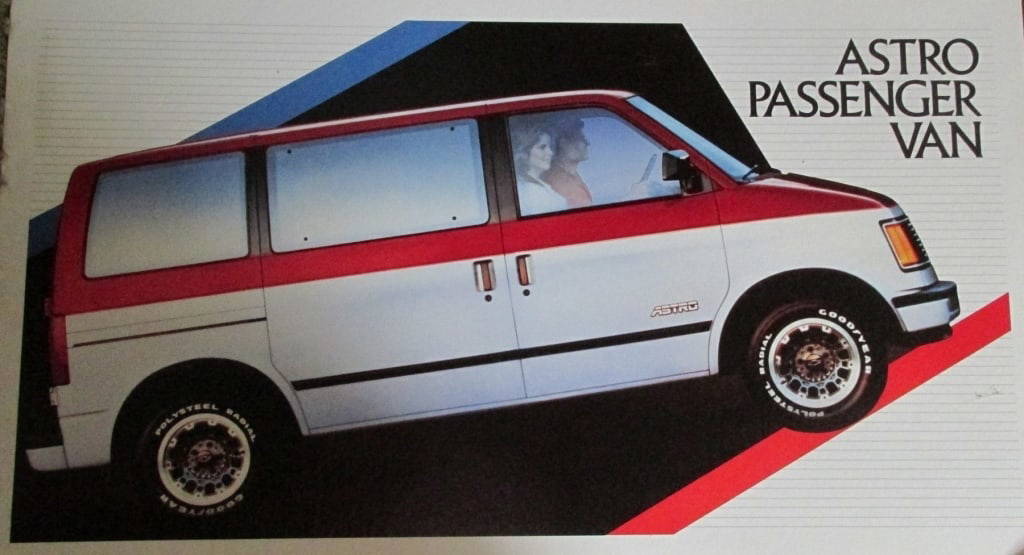 1983 Astro Passenger Van Advertising Sign Auction