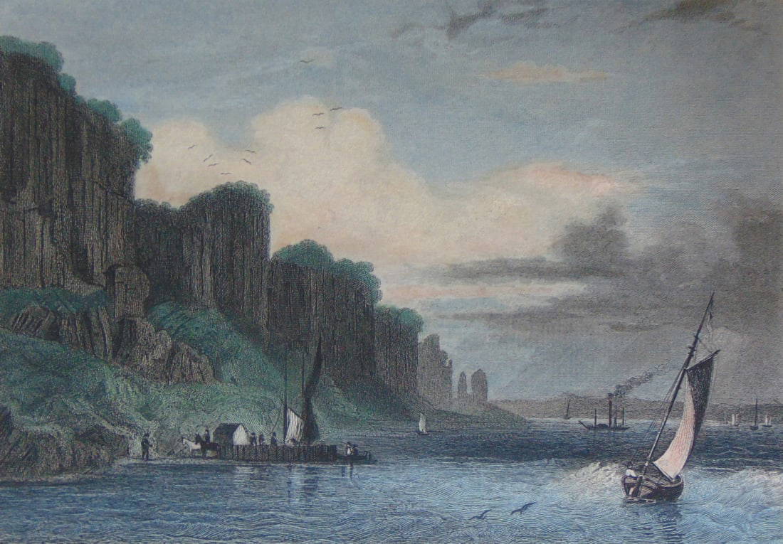 The Palisade Rocks On The Hudson West Bank Auction