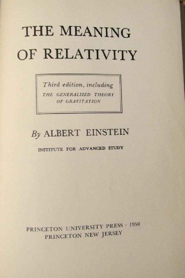 The Meaning Of Relativity ~ Albert Einstein