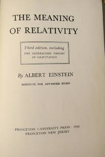 Arion Press Einstein, Theory Of Relativity