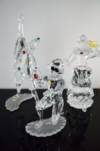 3 Swarovski Collectors Society Crystal Statues
