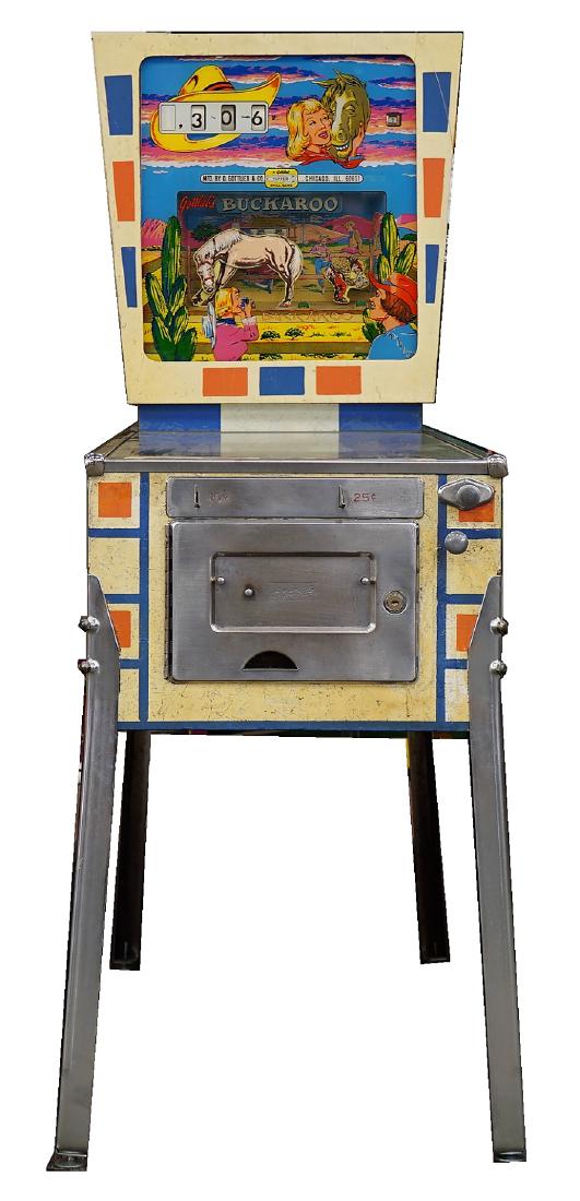Gottlieb "Buckaroo" Pinball Machine