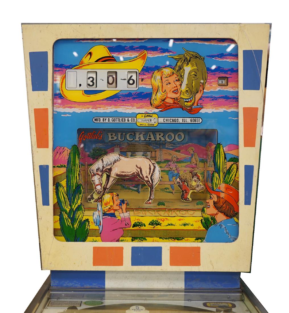 Gottlieb "Buckaroo" Pinball Machine