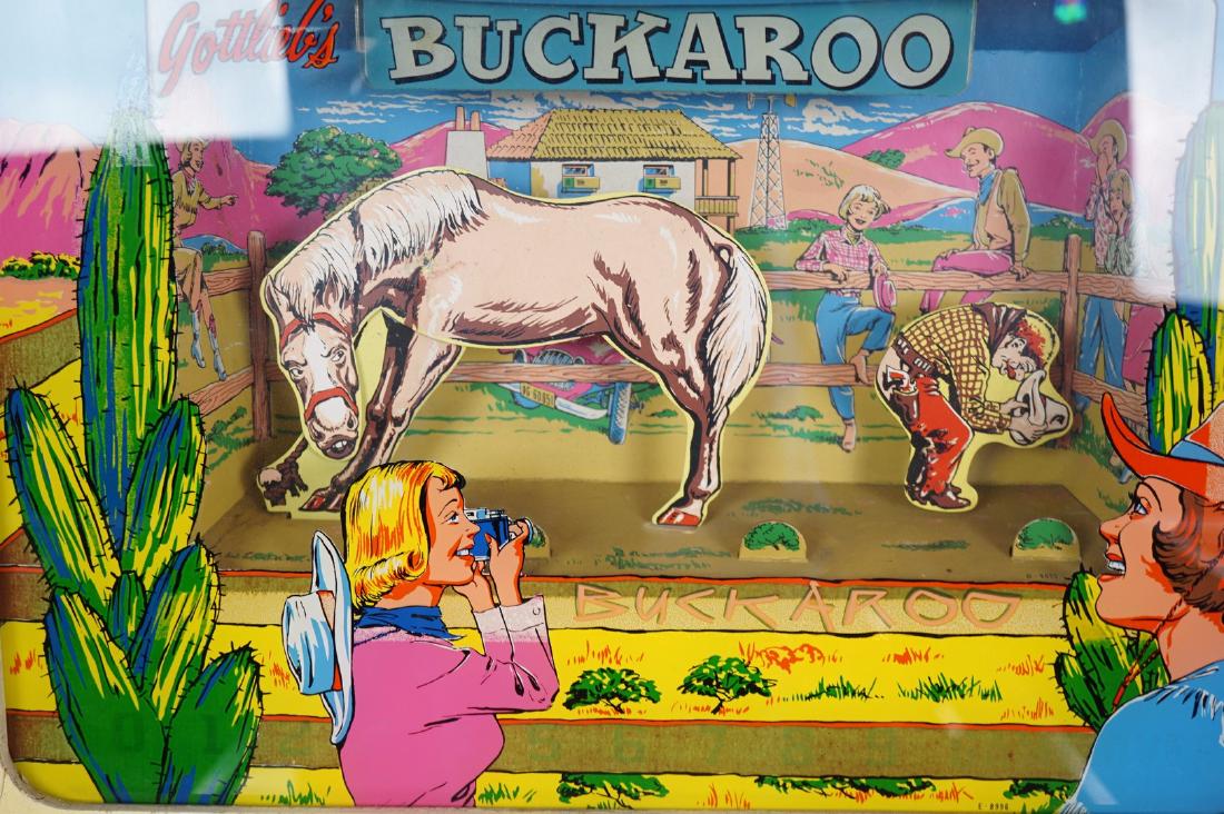 Gottlieb "Buckaroo" Pinball Machine