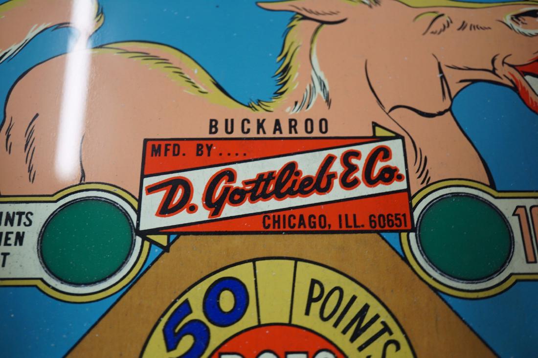Gottlieb "Buckaroo" Pinball Machine