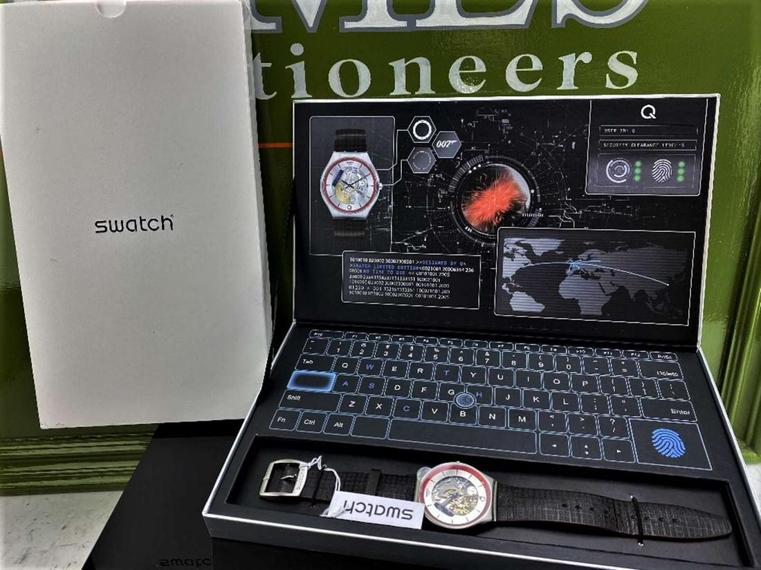 Swatch Special Edition James Bond 007 Q 42mm Watch