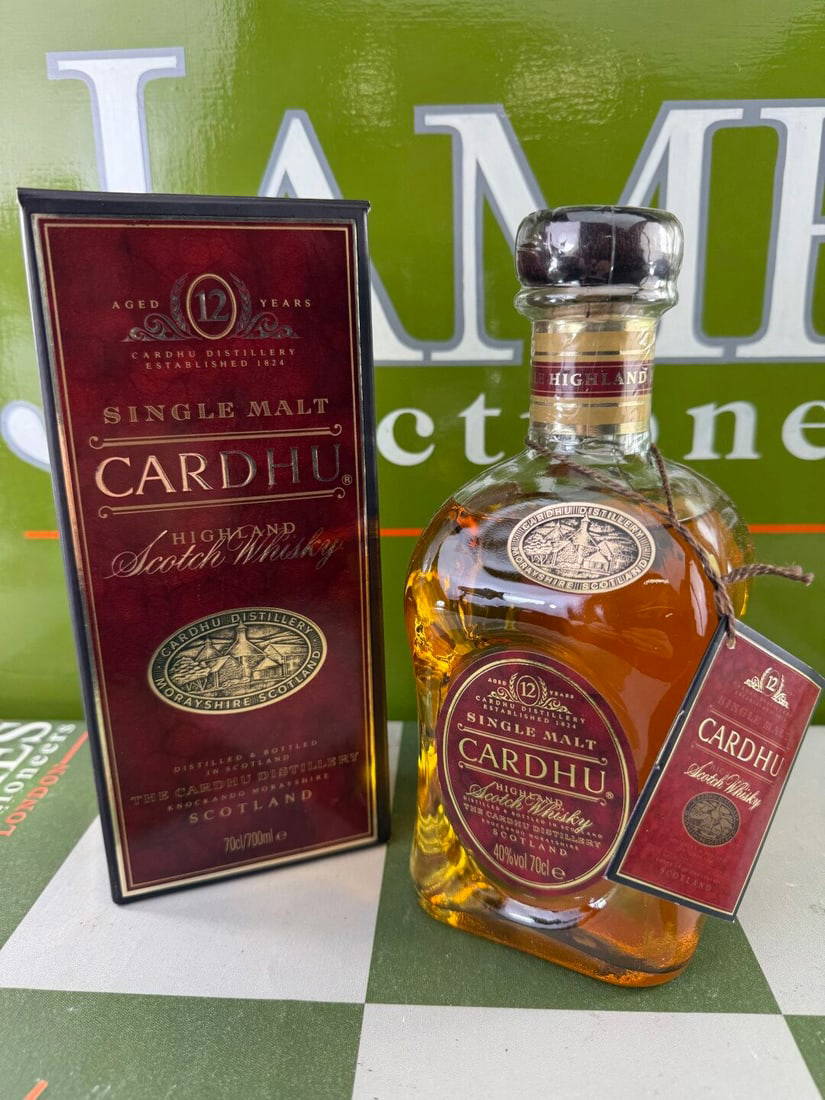 Cardhu 12 Year Old Single Malt Unopened & Sealed Example Auction