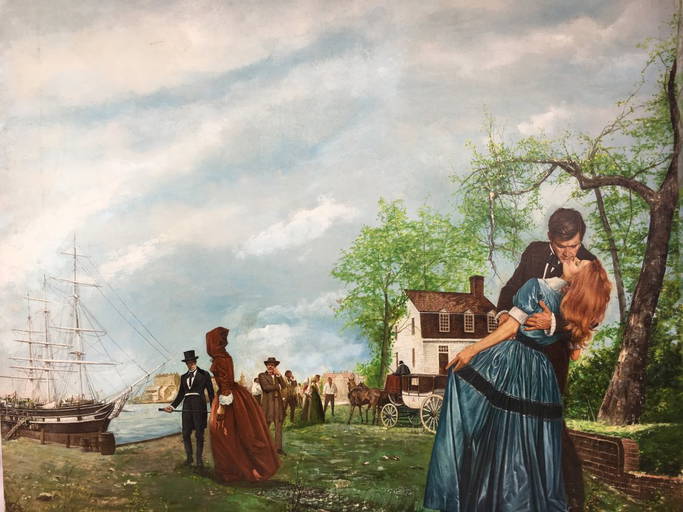 Louis Marchetti Original Book Illustration Painting 4