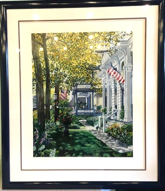 Susan Rios Signed # "Main Street" Serigraph