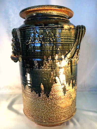 Don Reitz Mid Century Modern Pottery Lidded Vessel