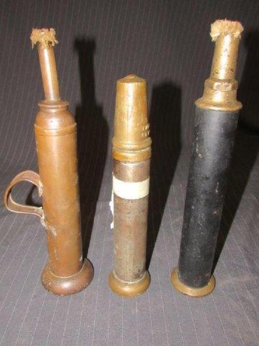 Three early railroad flares