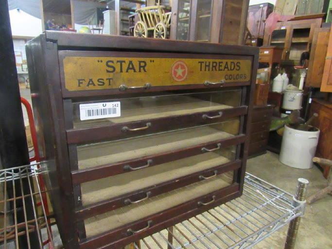 5 Drawer Star Threads Spool Cabinet