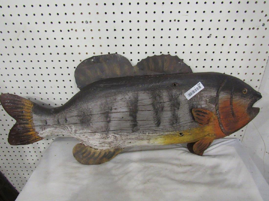 Primitive wooden fish