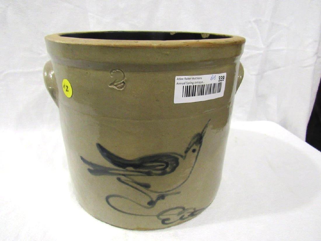 2 gallon Fulper Bird crock