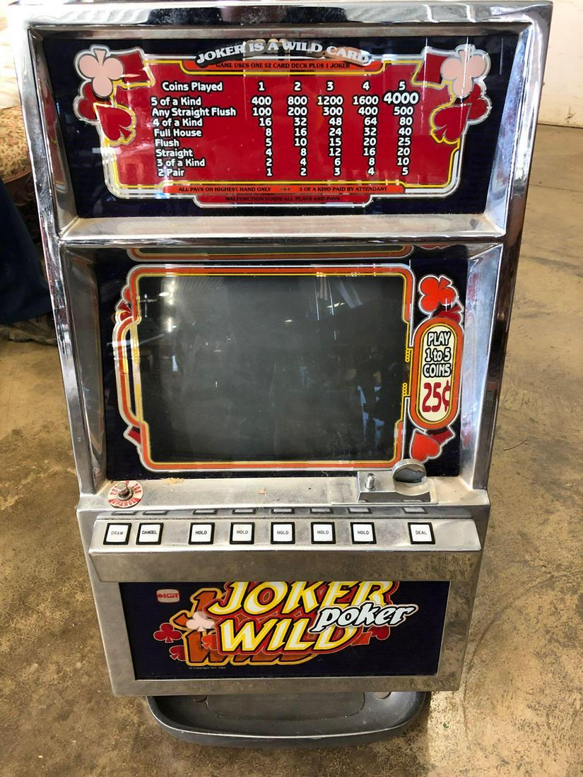 Vintage Jokers Wild Poker Slot Machine