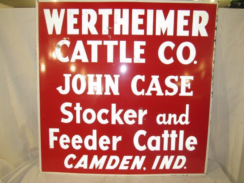 Sst Wertheimer Cattle Co. Sign