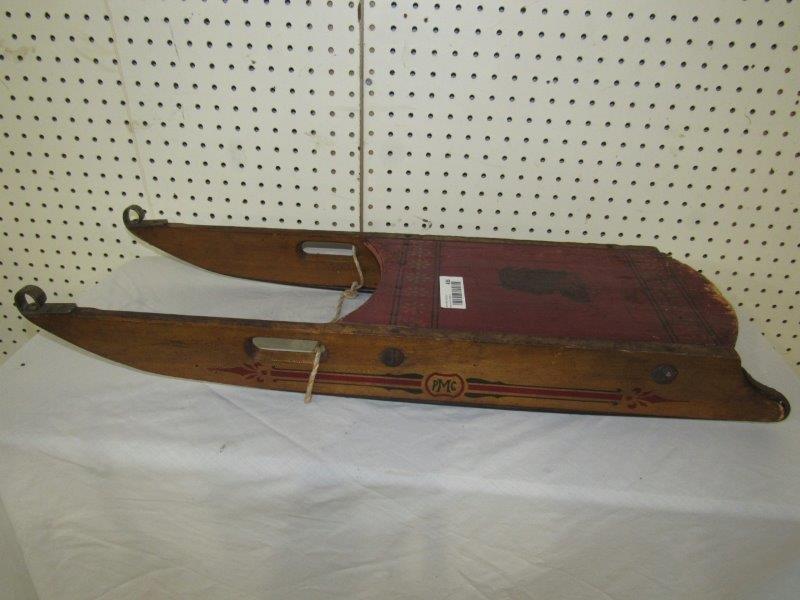 Very early Paris MFG. Co. wood sled depicting a Native - Feb 01, 2020 ...