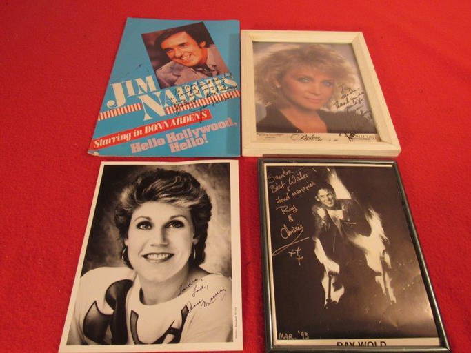 Autographed Lot Of Pictures Inc. Ray Wold, Barbara