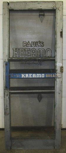 General Store Kreamo Bread Screen Door W/door Push