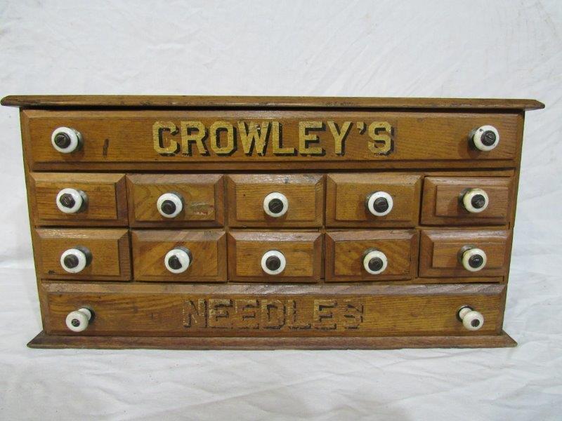 12 Drawer Crowley's Needles Cabinet